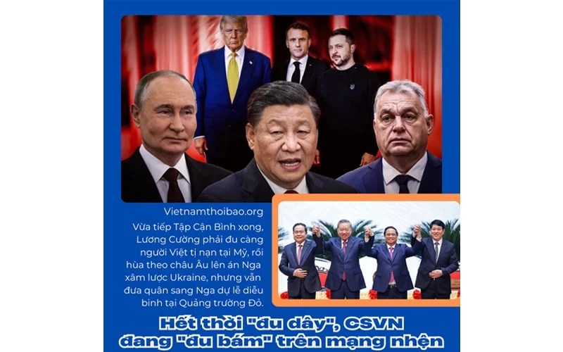 Hết thời “đu dây”, CSVN đang “đu bám” trên mạng nhện – TinHoaThinhĐon